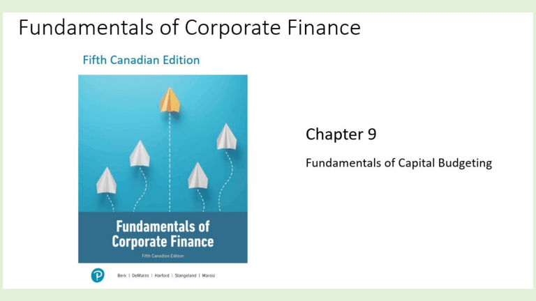 Fundamentals of Capital Budgeting: Incremental Cash Flow & NPV Analysis