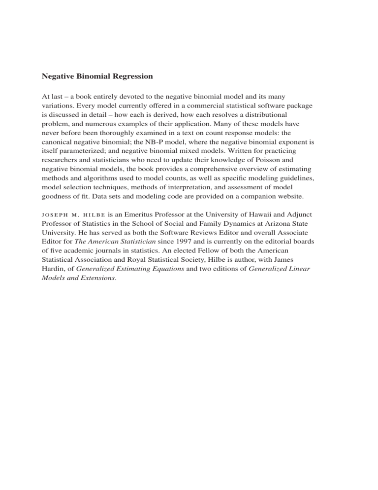 Negative Binomial Regression: A Comprehensive Guide
