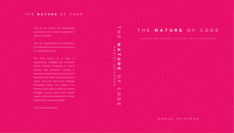 The Nature of Code: Simulating Natural Systems with Processing