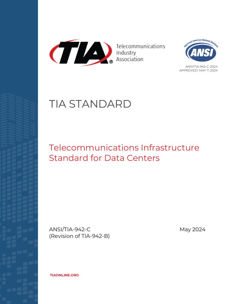 TIA-942-C Data Center Infrastructure Standard