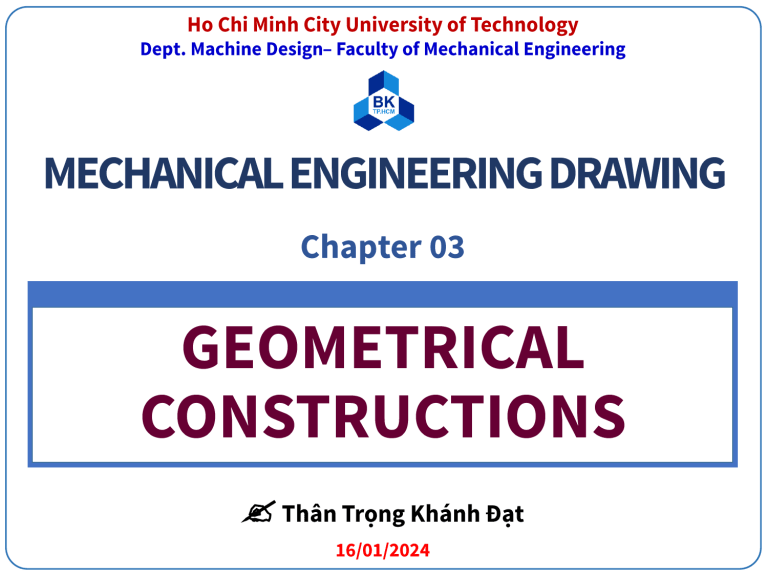 Geometrical Construction Exercises - Engineering Drawing