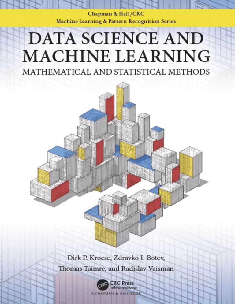 Data Science & Machine Learning: Mathematical & Statistical Methods