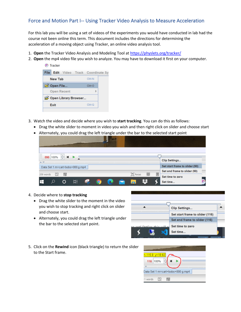 Tracker Video Analysis: Measure Acceleration in Physics Lab