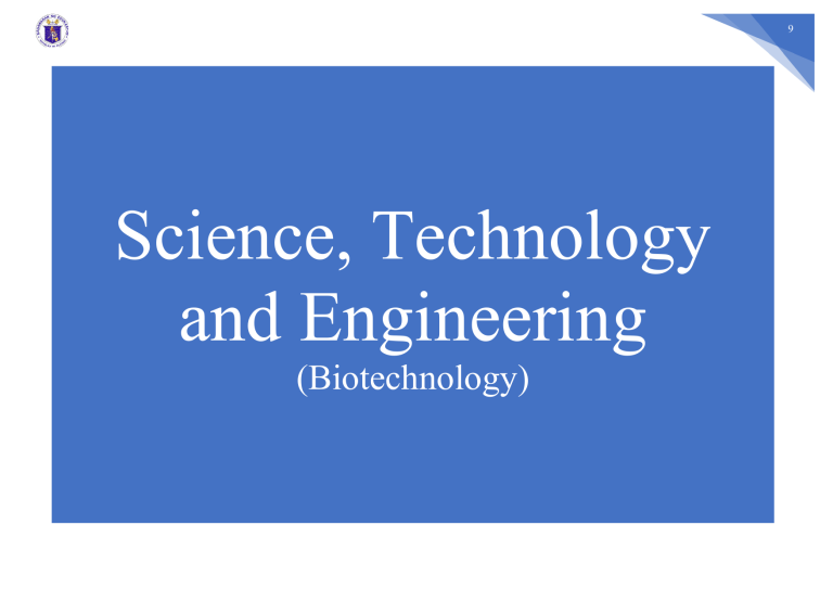 Grade 8 Biotechnology Curriculum: Essential Learning Competencies