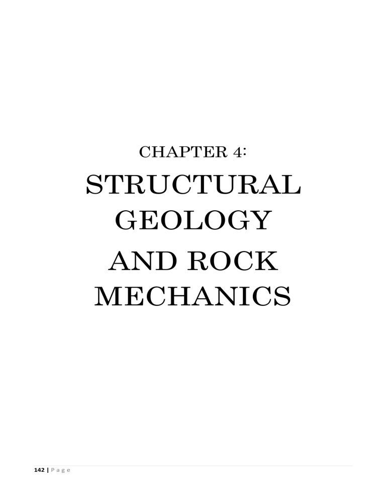 Structural Geology & Rock Mechanics: Attitude of Beds, Strike & Dip
