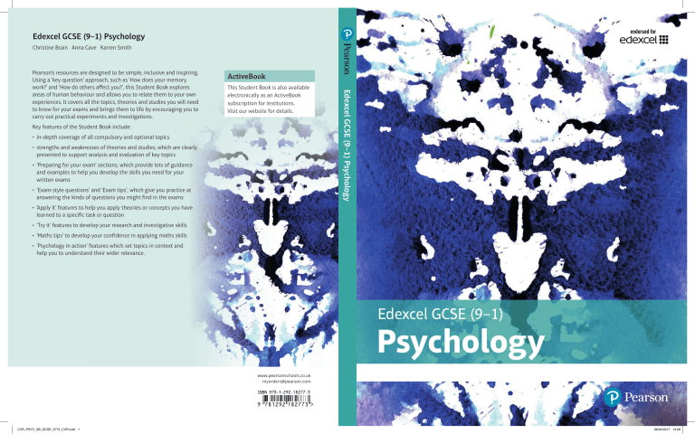 Edexcel GCSE (9-1) Psychology Student Book | Christine Brain, Anna Cave ...