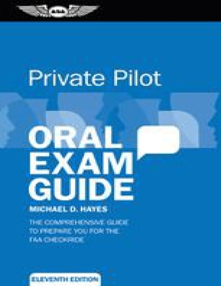 Private Pilot Oral Exam Guide - FAA Certification Prep