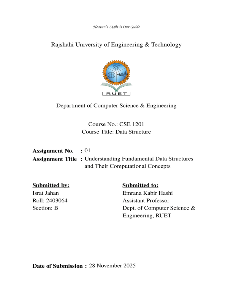 Data Structures in ATM Systems: A Computer Science Assignment