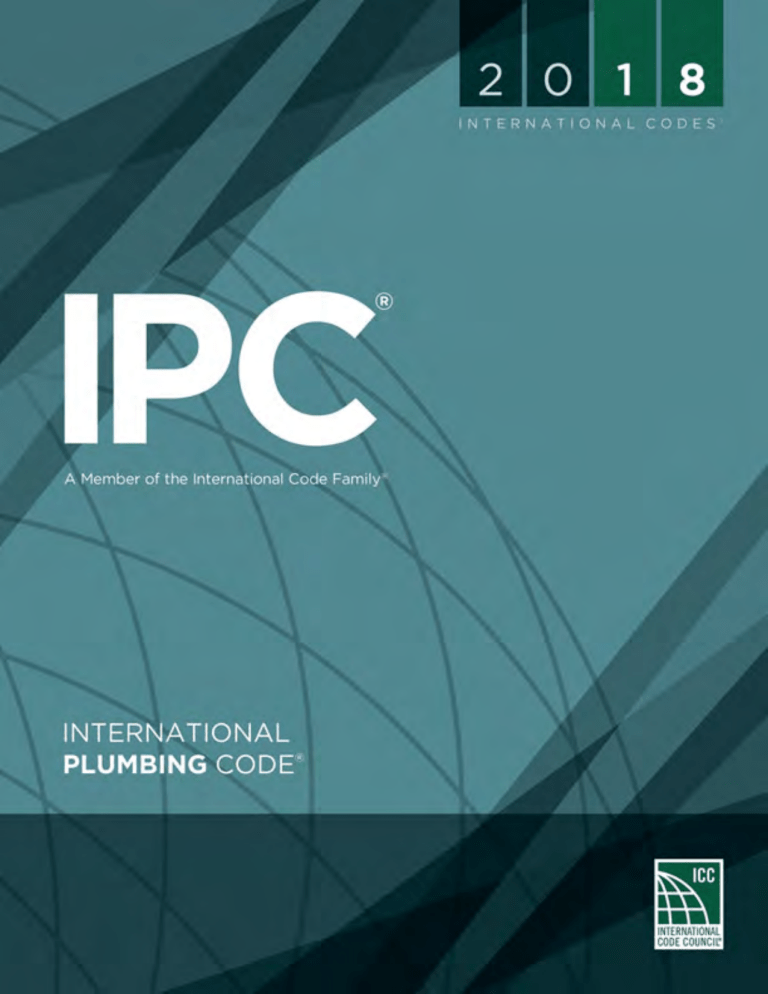 2018 International Plumbing Code (IPC) | Building Regulations