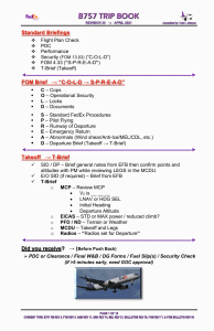 737-800 Aircraft Limitations