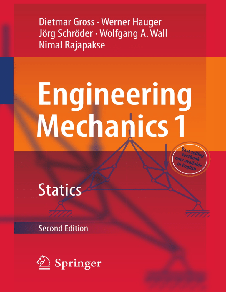 Engineering Mechanics 1: Statics Textbook