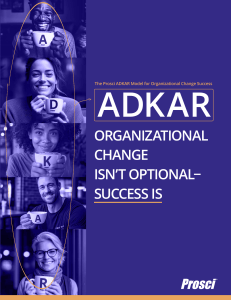 ADKAR Assessment Worksheet: Personal Change Management