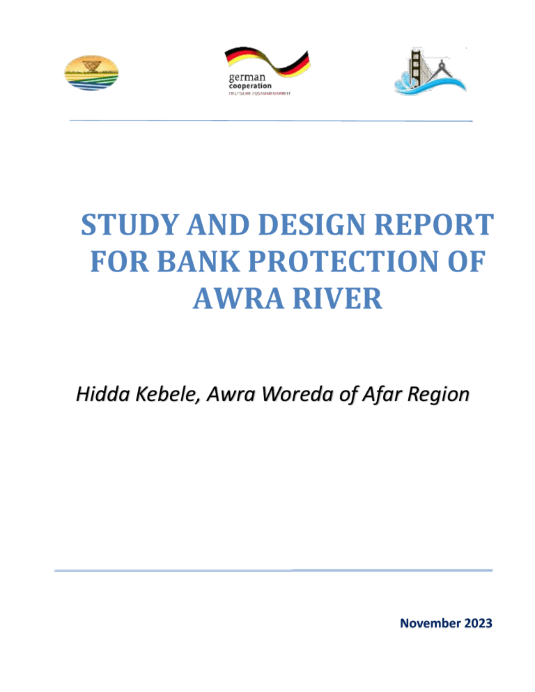 Awra River Bank Protection Study & Design Report - Hidda Kebele, Afar