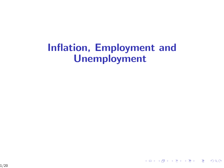 Inflation, Employment & Unemployment: Measures, Costs & Types