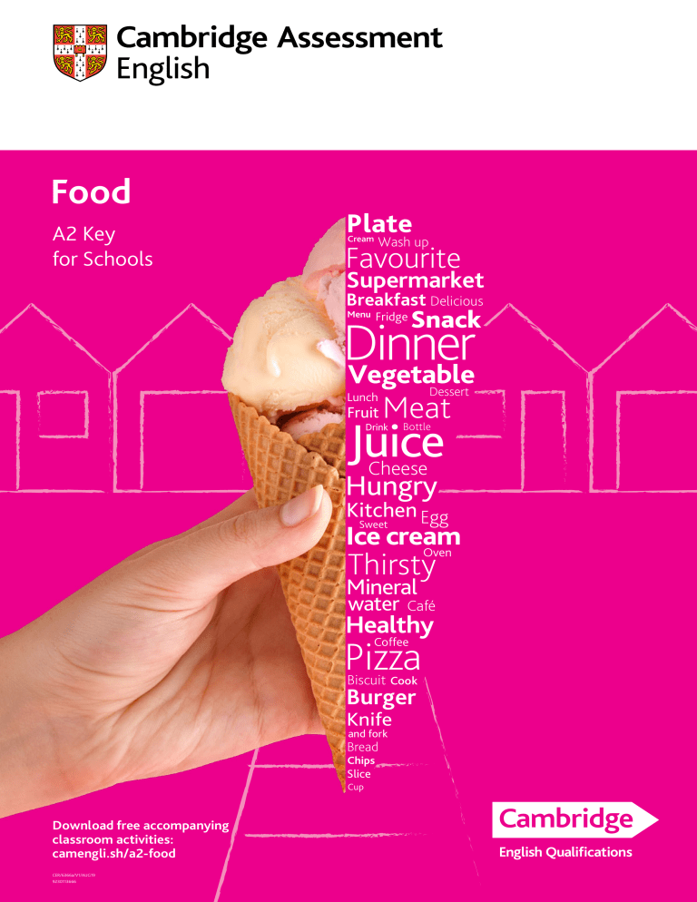 A2 Key for Schools Vocabulary: Food, Planet, Sport