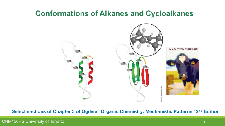 Conformations of Alkanes & Cycloalkanes | Organic Chemistry CHM136HS