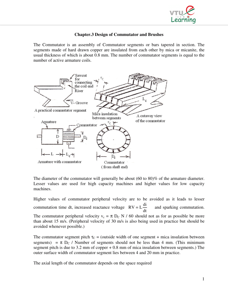 Commutator & Brush Design: Electrical Engineering Guide
