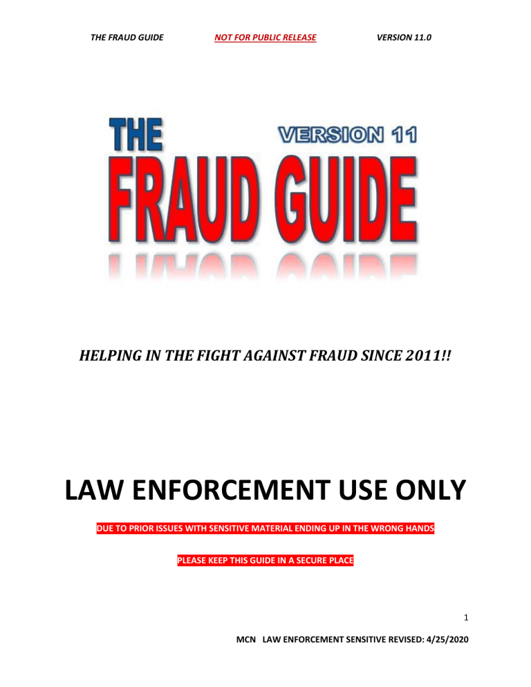 NABI Fraud Guide