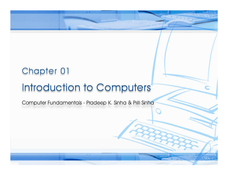 Computer Fundamentals: Introduction, Characteristics & Generations