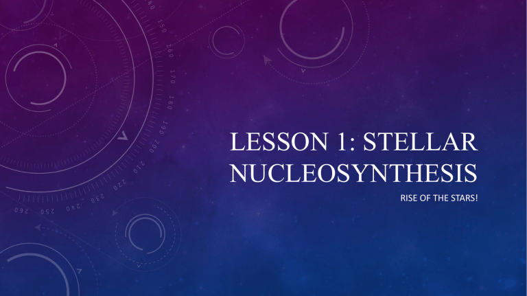 Stellar Nucleosynthesis: Star Formation & Life Cycles Explained