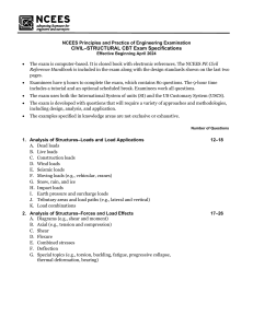 NCEES Civil-Construction PE Exam Specifications (April 2024)