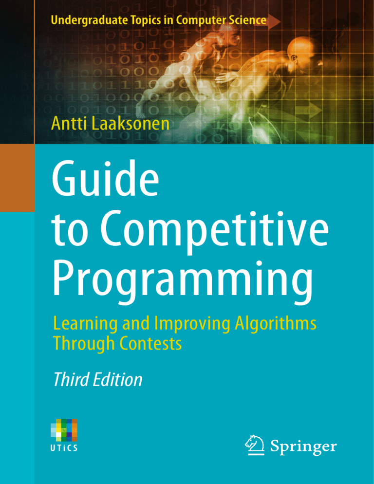 Guide to Competitive Programming: Learning Algorithms - Third Edition