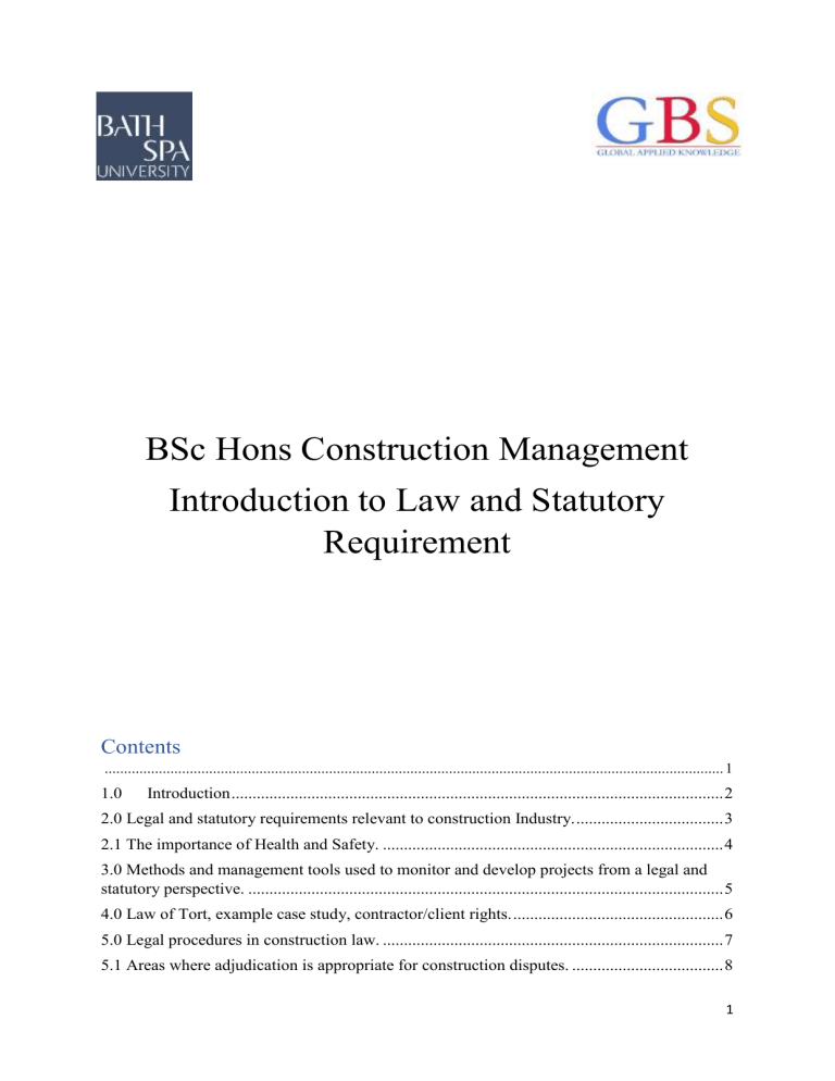 Construction Management Law & Statutory Requirements: A Comprehensive Guide