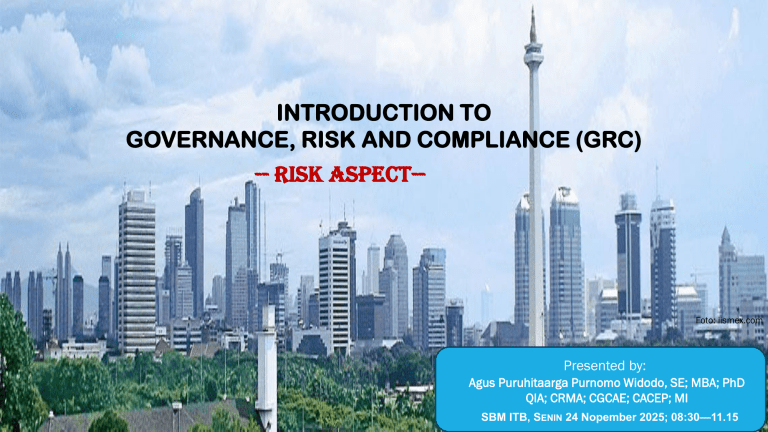 Introduction to GRC Risk Aspect