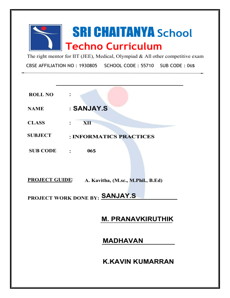 Library Management System Project Report
