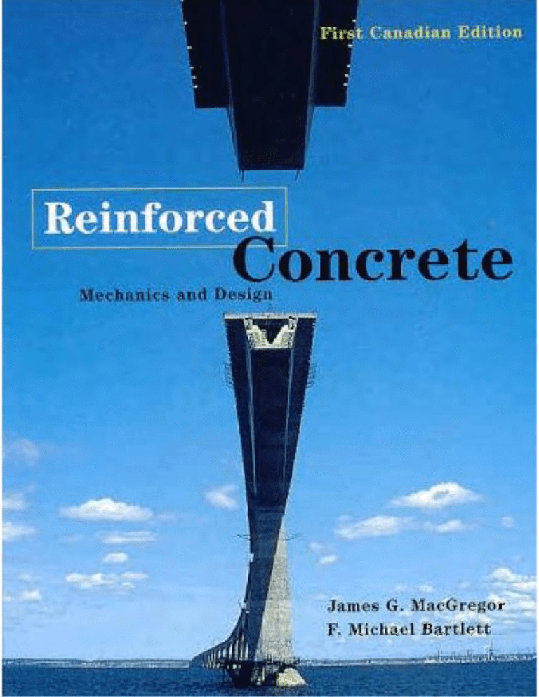Reinforced Concrete: Mechanics and Design Textbook | Civil Engineering