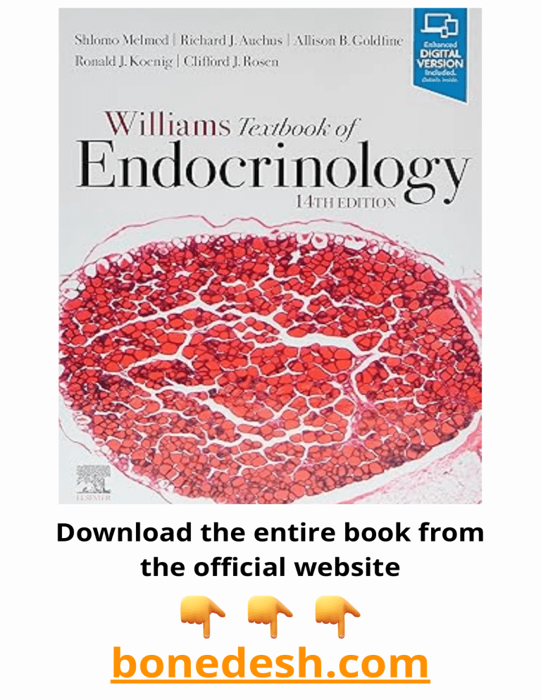 Williams Textbook of Endocrinology 14th Edition