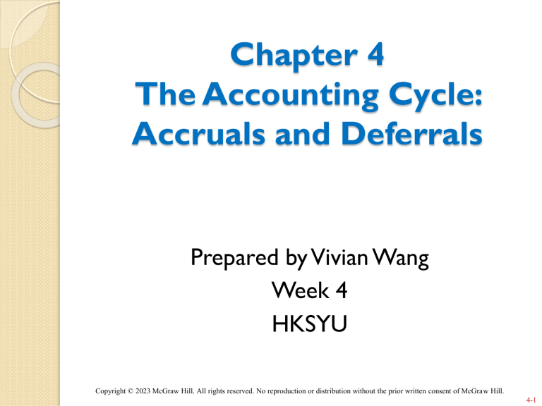 Accounting Cycle: Accruals and Deferrals Guide