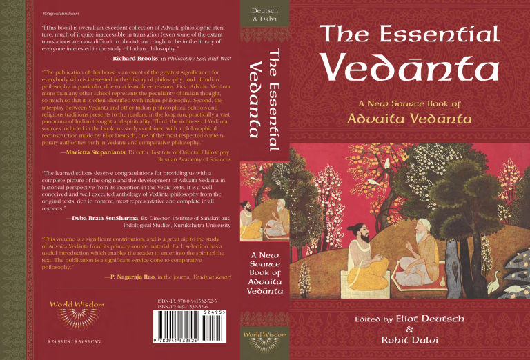 The Essential Vedanta: Advaita Vedanta Sourcebook