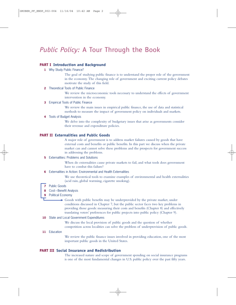 Public Finance and Public Policy Textbook