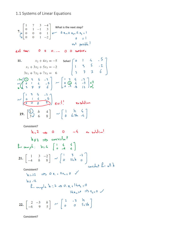 Systems of Linear Equations Worksheet