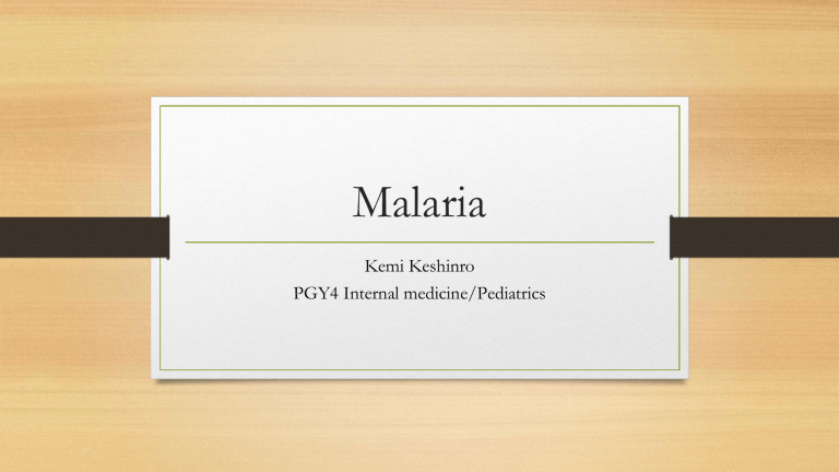 Malaria: Key Facts, Transmission, and Treatment