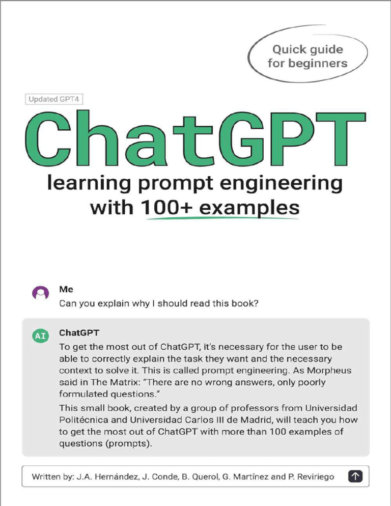 ChatGPT Prompt Engineering: 100+ Examples for Beginners