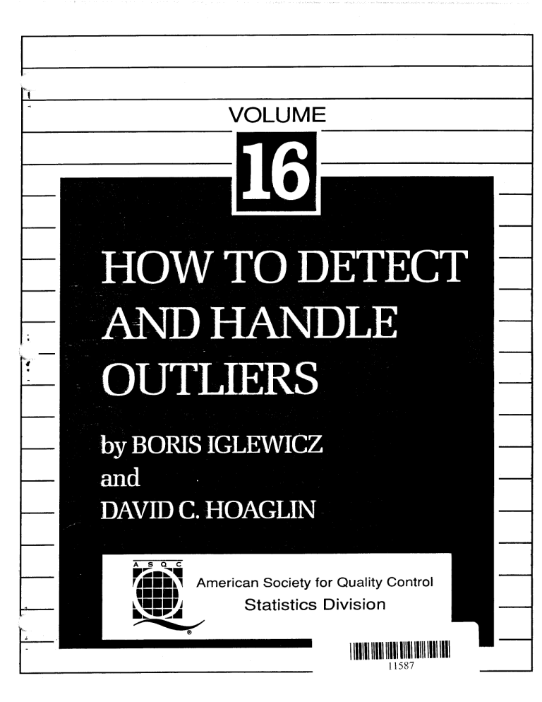 How to Detect and Handle Outliers | ASQC Guide
