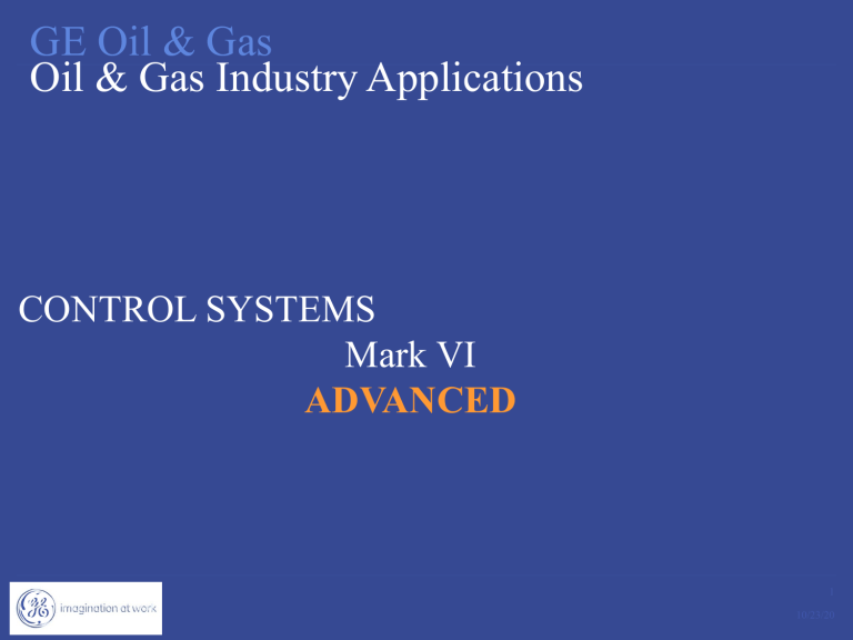 GE Mark VI Control System Overview