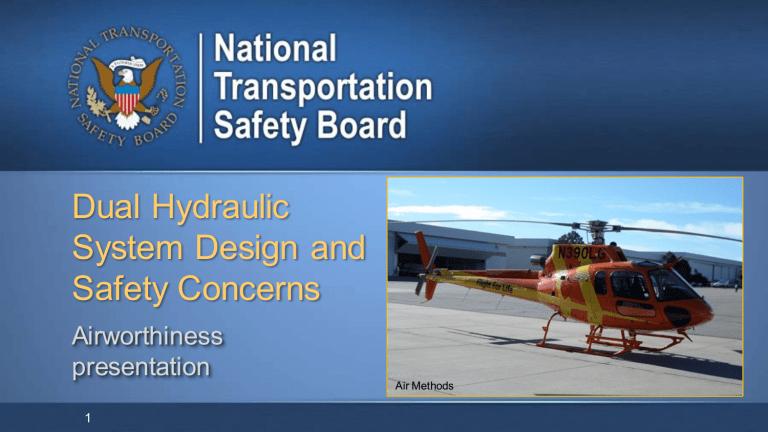 AS350 Dual Hydraulic System Safety