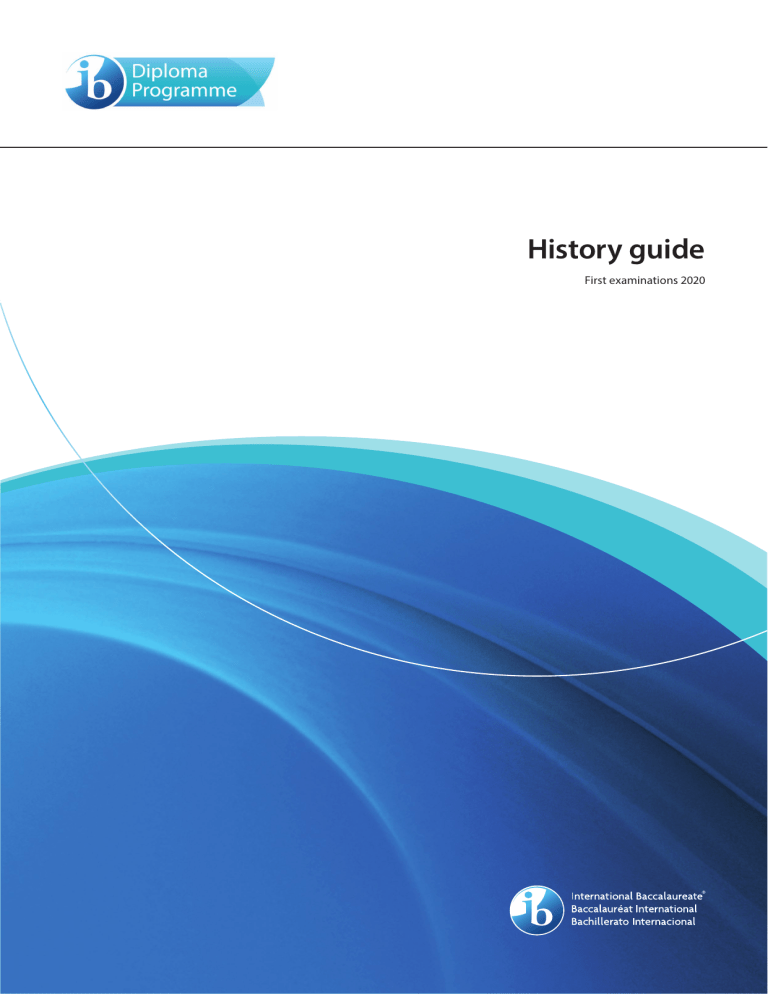 IB History Guide 2020
