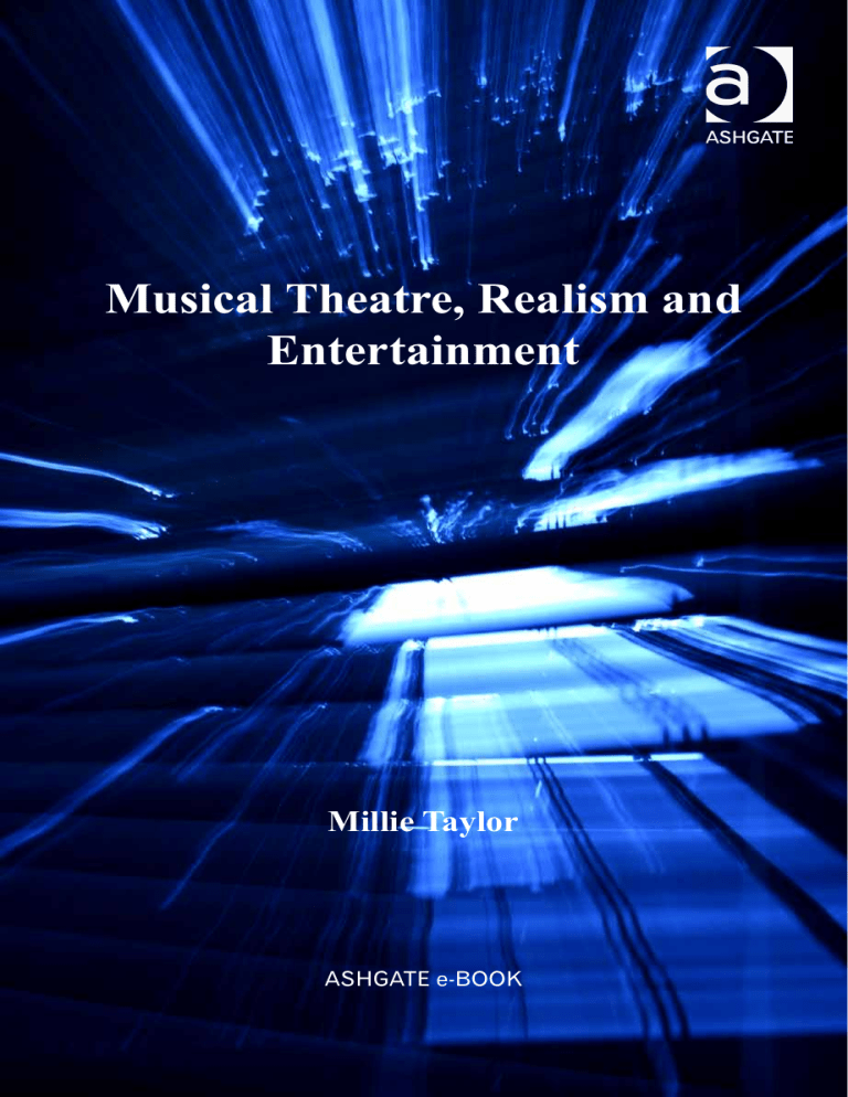 Musical Theatre Realism & Entertainment