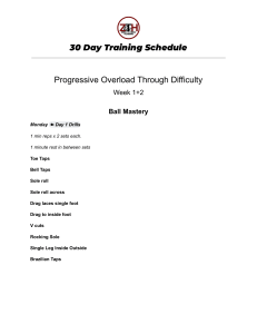 30 Day Soccer Training Schedule