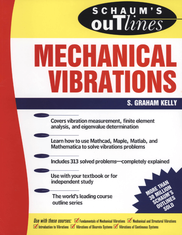 Schaum's Outlines Mechanical Vibrations Textbook
