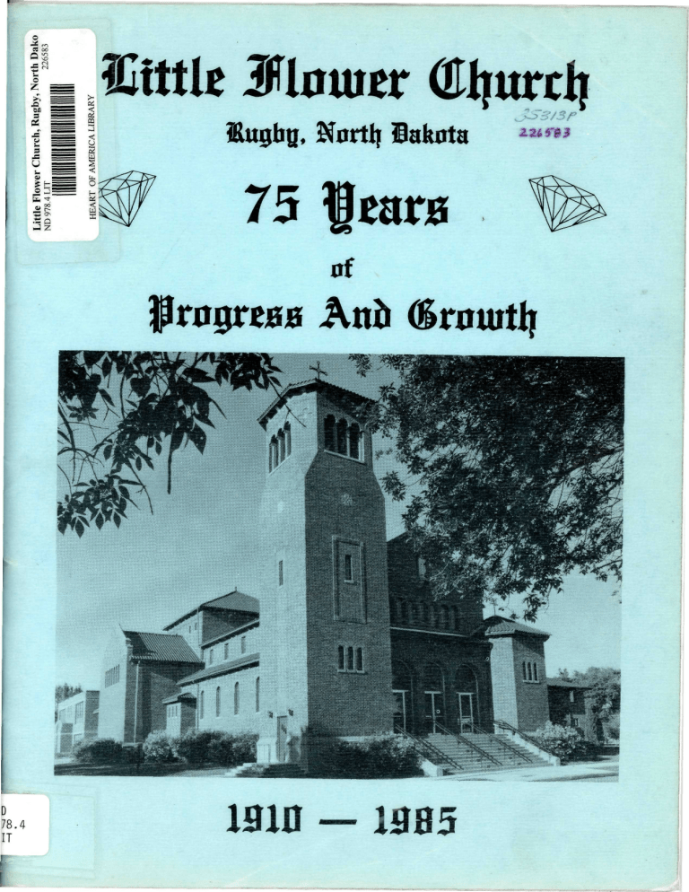 Little Flower Parish Rugby 75-Year History