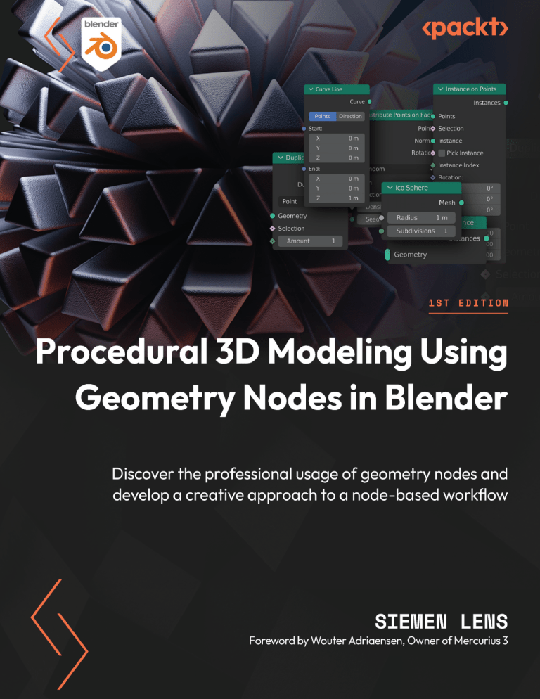 Procedural 3D Modeling with Geometry Nodes in Blender