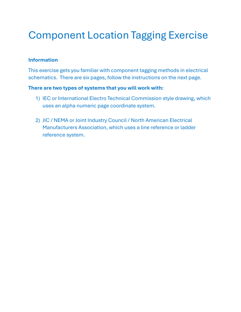 Component Tagging Schematics Exercise