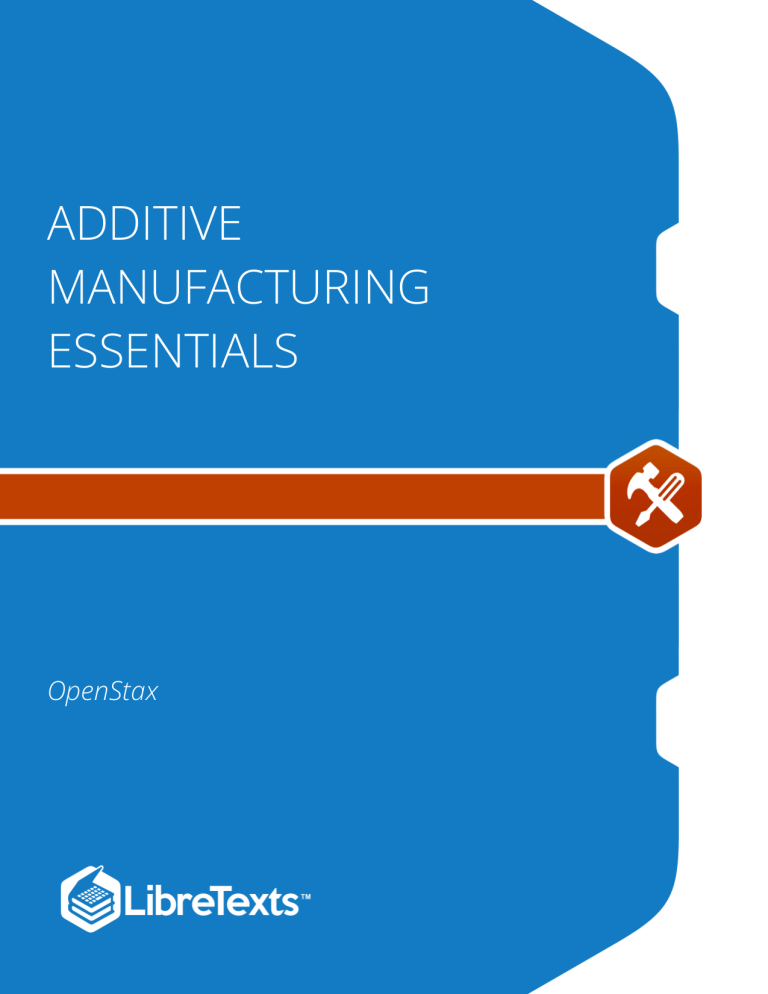 Additive Manufacturing Essentials Textbook