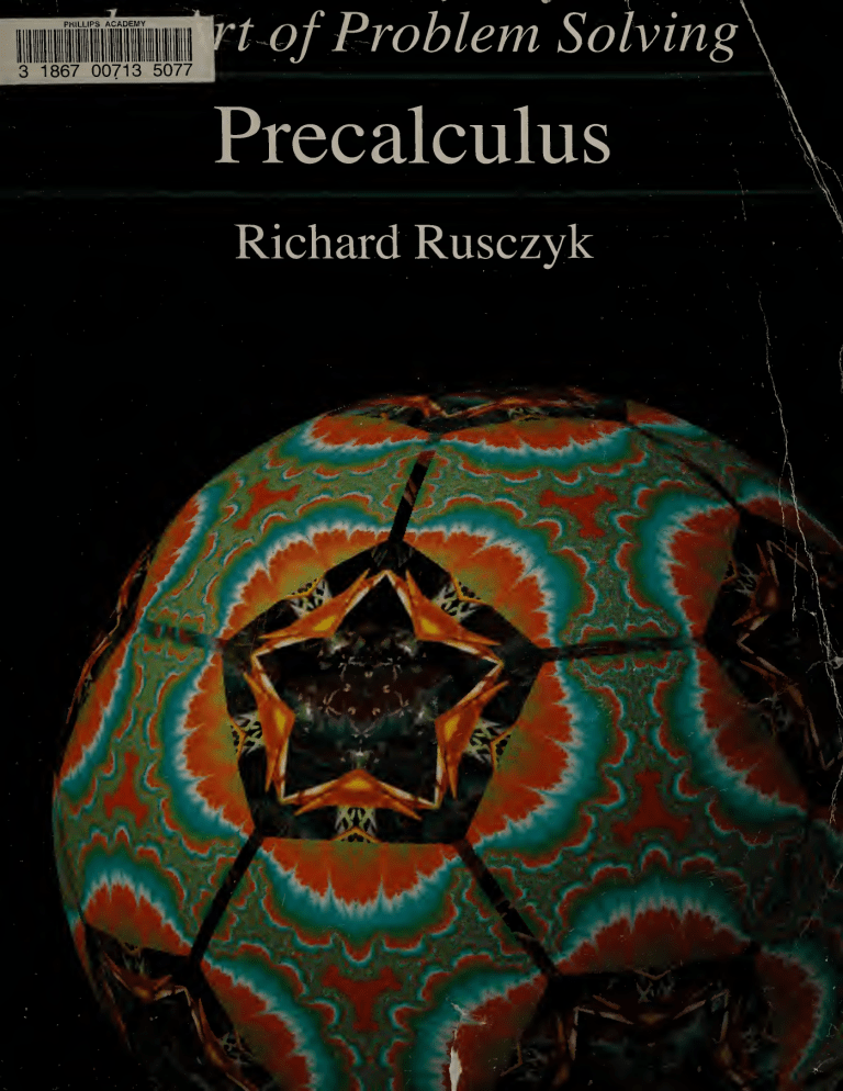 Precalculus Textbook by AoPS