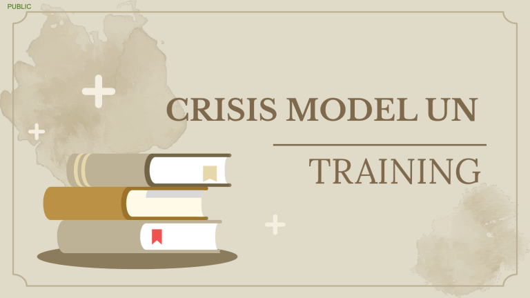 Model UN Crisis Training Guide